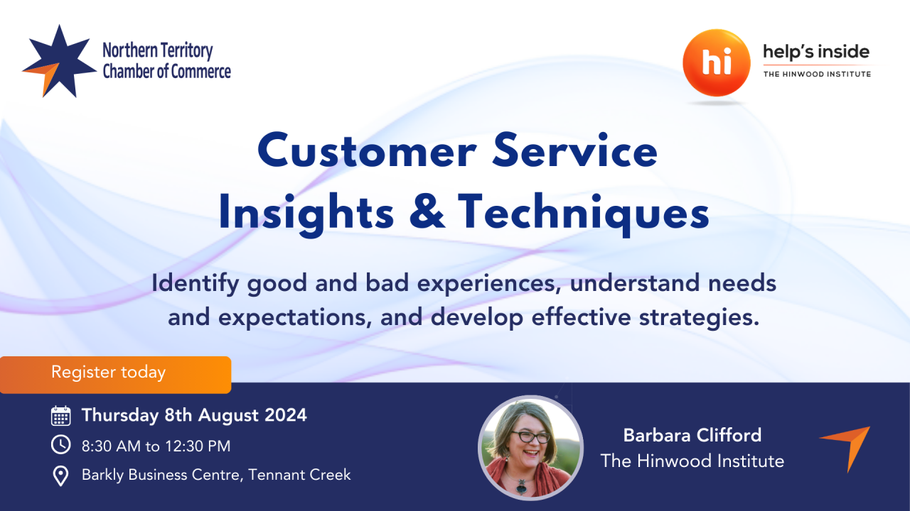Customer Service Insights & Techniques - The Hinwood Institute