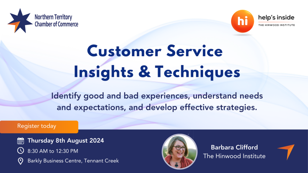Customer Service Insights & Techniques - The Hinwood Institute